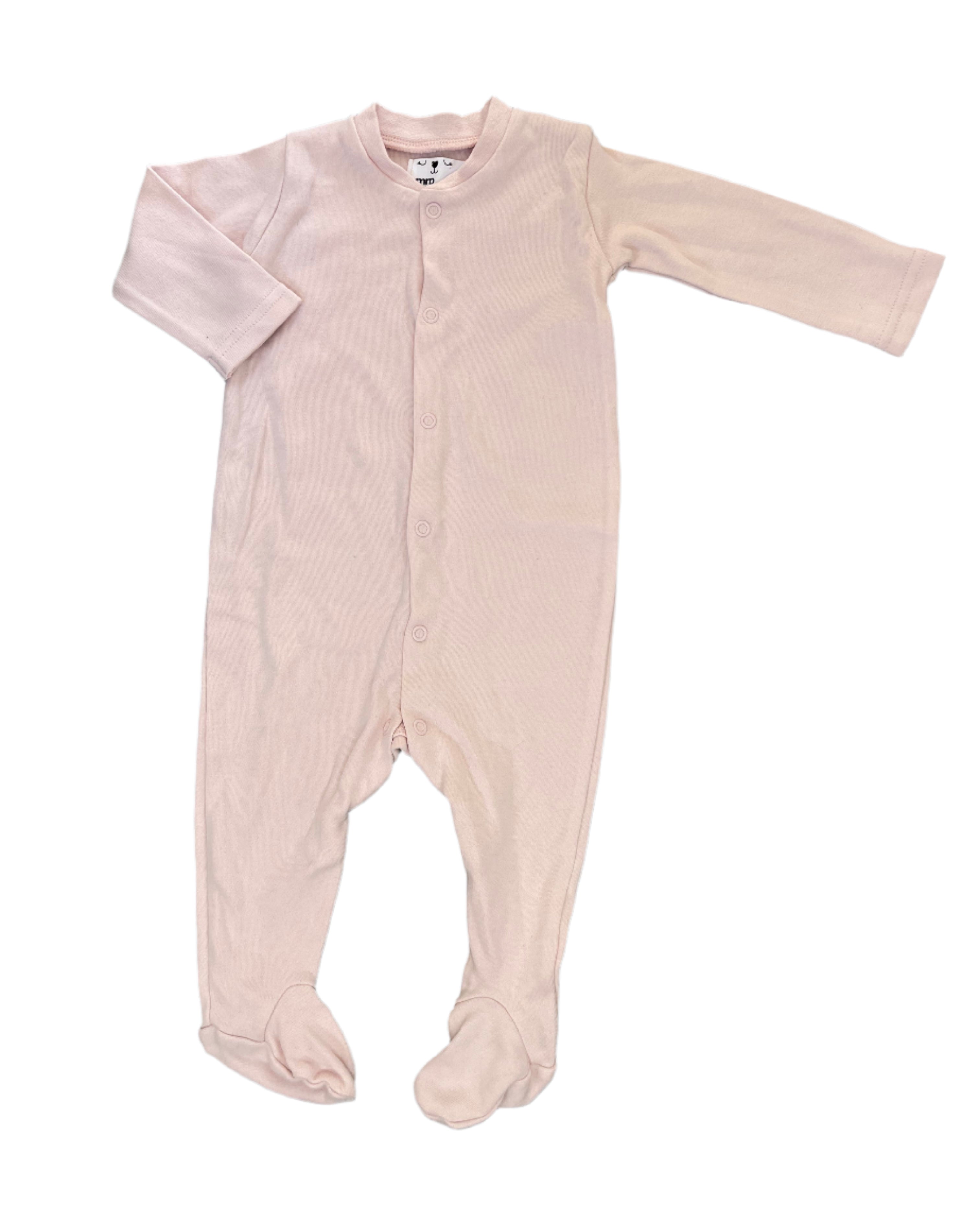 6-12M Light pink sleepsuit - MrP – Olivebabes